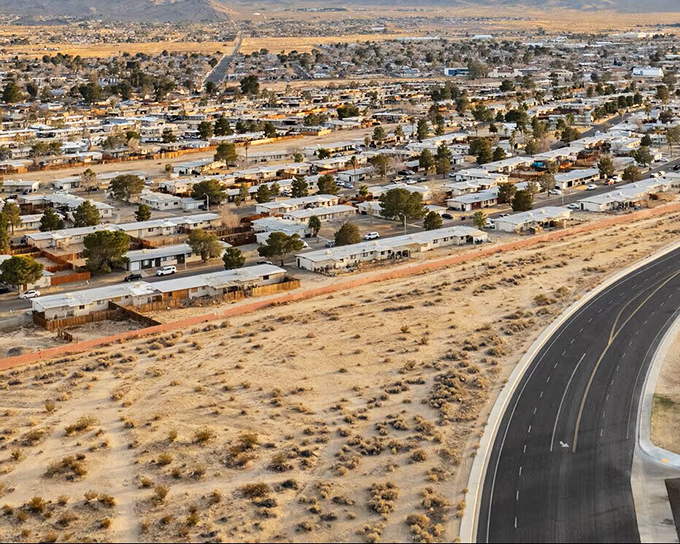 Desert sunsets paint the sky in brilliant colors while affordable housing paints a bright future for retirees.