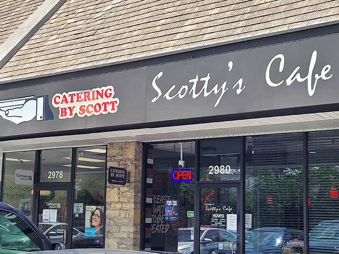 Stone and glass storefronts like this one hold the secret to Columbus's best-kept culinary traditions.