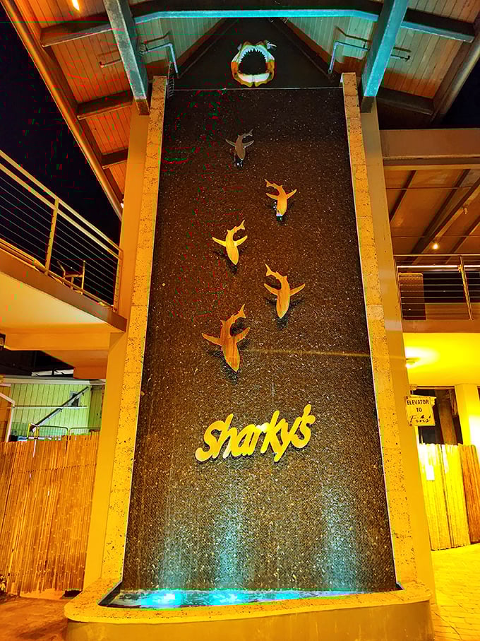 This impressive waterfront structure proves that sometimes the best restaurants are built over the waves.