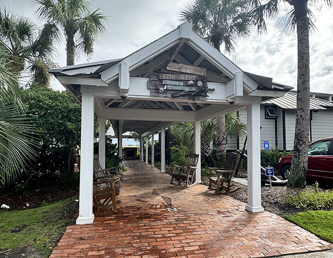 Step through this charming gateway into a world where fresh catch meets genuine Southern hospitality.
