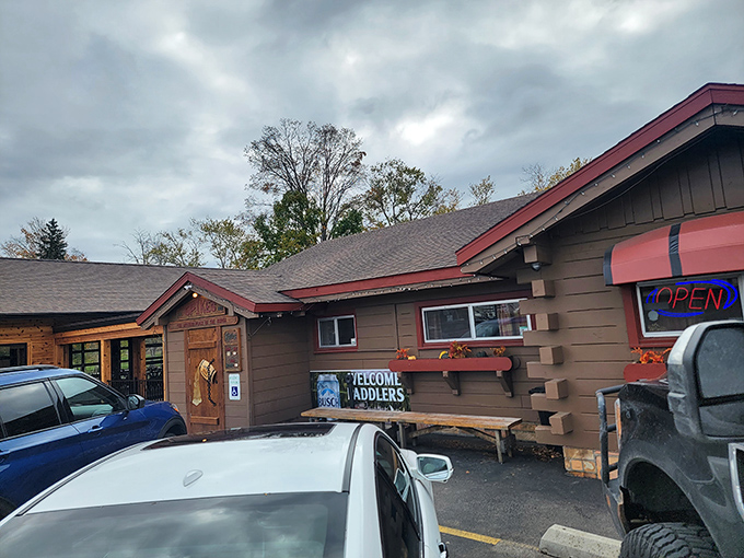 This woodsy retreat serves up comfort food that tastes like childhood camping memories.