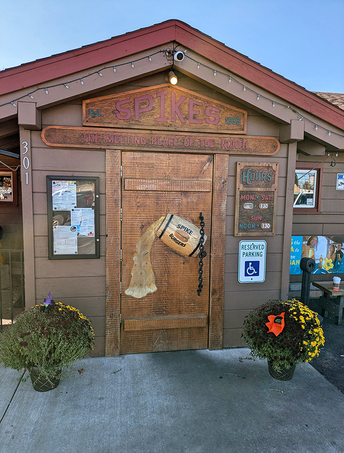 That rustic "Welcome Paddlers" sign hints at the outdoor adventure fuel waiting inside these walls.