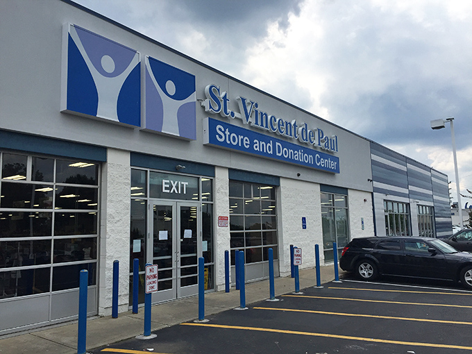 The bright, welcoming exterior promises an interior shopping experience that rivals any traditional retail chain store.