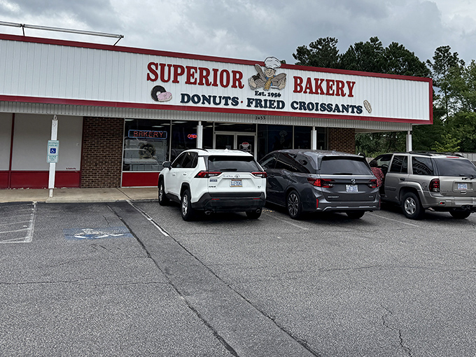 Family-friendly facades often hide the most delicious secrets - and this parking lot tells that success story.