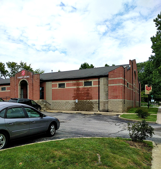This classic thrift store setup has been making bargain hunters happy for generations across America.