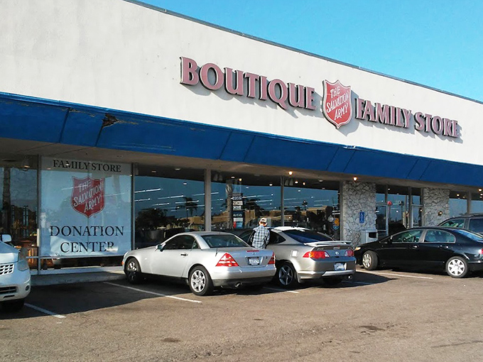 When a thrift store needs this much space, you know you're about to embark on a serious treasure-hunting expedition.