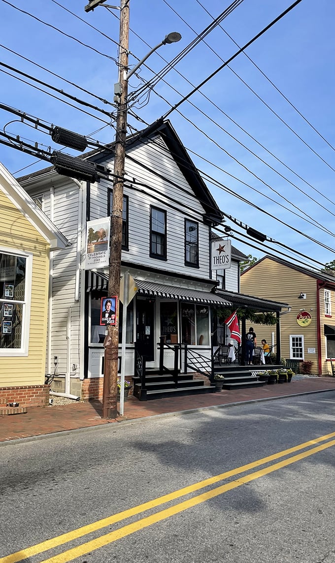 Some of life's best discoveries happen on quiet streets in charming towns like this.