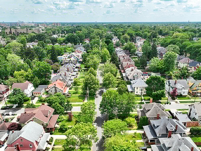Behind these charming homes lies a city where grocery runs and gas fill-ups feel refreshingly gentle on your wallet.