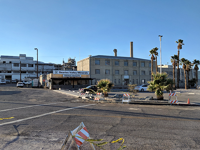 This desert town rests at the edge of Searles Valley, holding on like a secret outpost against time.