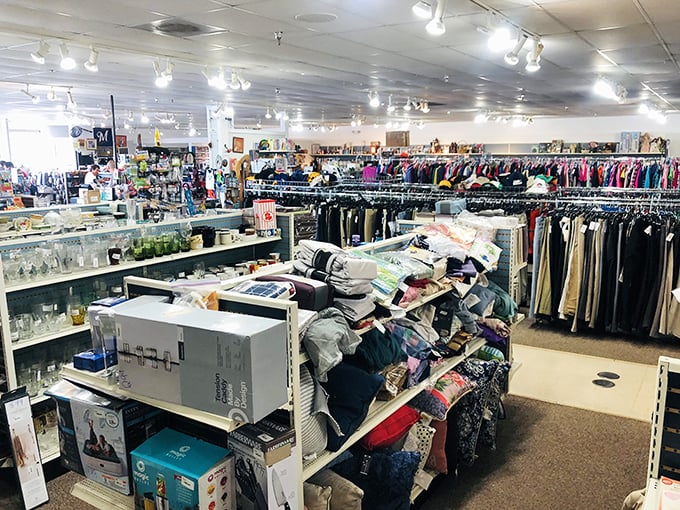 The spacious interior visible through those windows promises room to browse without feeling cramped.