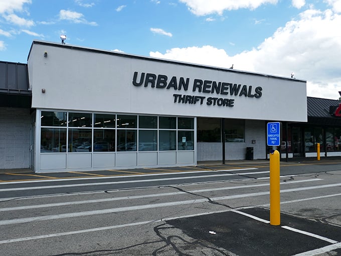 Urban Renewals keeps it simple outside, saving the excitement for the treasure-hunting experience that awaits within.
