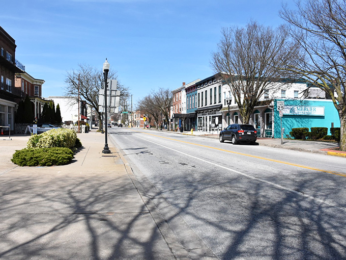 Westminster's main drag offers small-town charm with big-city amenities. Those vintage lampposts add just the right touch of nostalgia!