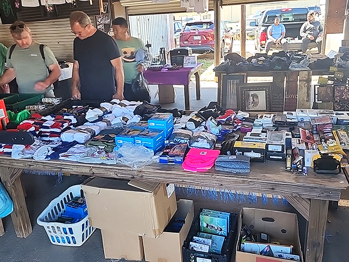 Indoor market creates shopping comfort where families can browse for hours without weather worries bothering.