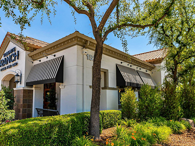 Suburban steakhouse excellence thrives in Fresno - proving great beef knows no geographic or architectural boundaries.