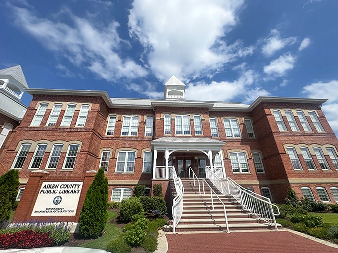 The Aiken County Public Library combines historic architecture with modern purpose, proving that the best small towns honor their past while embracing the future.