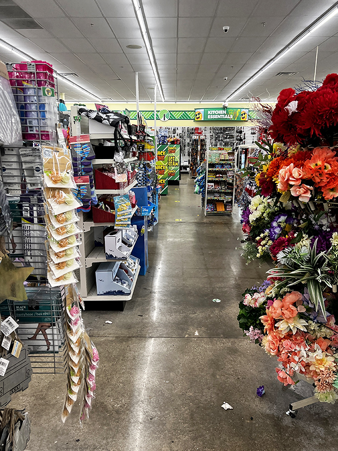 Where greeting cards and artificial blooms meet, creating the perfect storm of "I remembered your birthday AND I'm fiscally responsible."