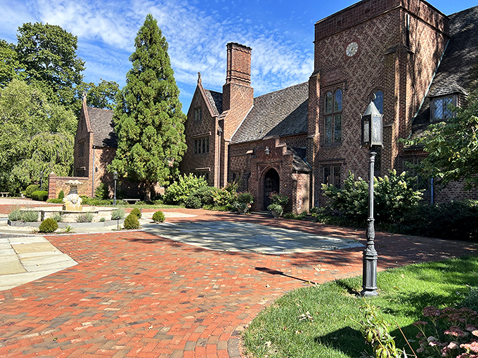 Aldie Mansion's brick fa&ccedil;ade and meticulous landscaping showcase the architectural grandeur that makes Doylestown's historic buildings more than just old &ndash; they're timeless.