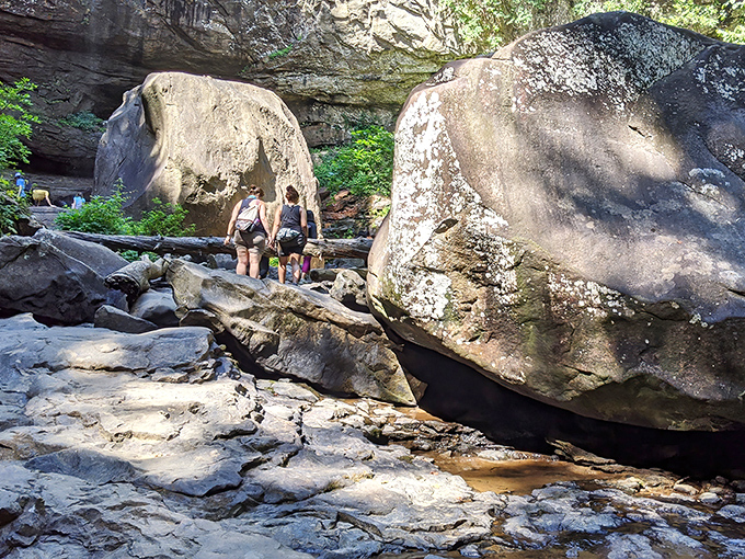 Massive boulders that make humans look like action figures. Nature's playground has been millions of years in the making.