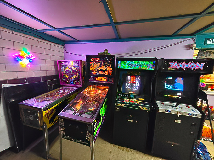 Between features, the arcade beckons with neon promises and the satisfying clack of pinball flippers&mdash;some intermissions are worth the wait.
