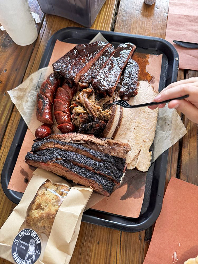 The kind of platter that requires strategic planning and possibly a post-meal nap. Worth every minute of the drive and every button on your expanding waistband.