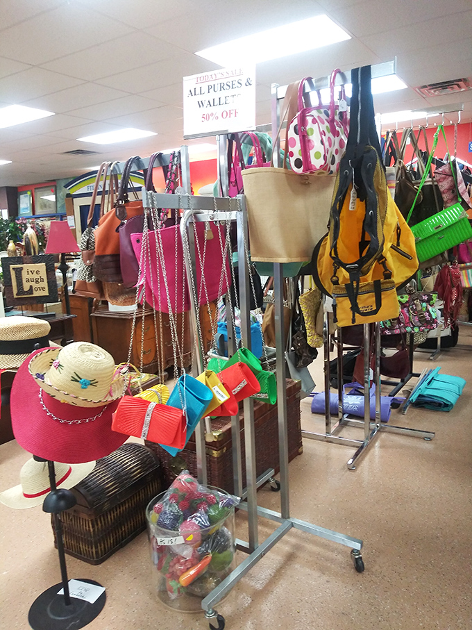 Handbag heaven! From practical totes to statement purses, these accessories await their second act in Delaware's fashion scene.