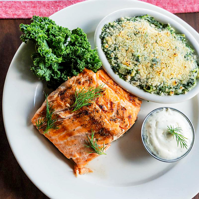 Salmon that proves The Peddler isn't just a one-trick pony – this fish dish holds its own in a temple of beef.