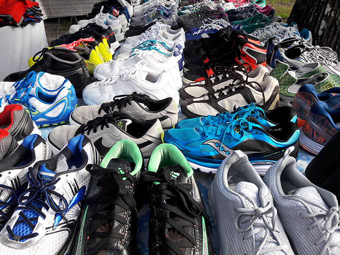 Sneaker heaven for feet with champagne dreams and beer budgets. That pair might not make you jump like Jordan, but your wallet won't be crying foul.