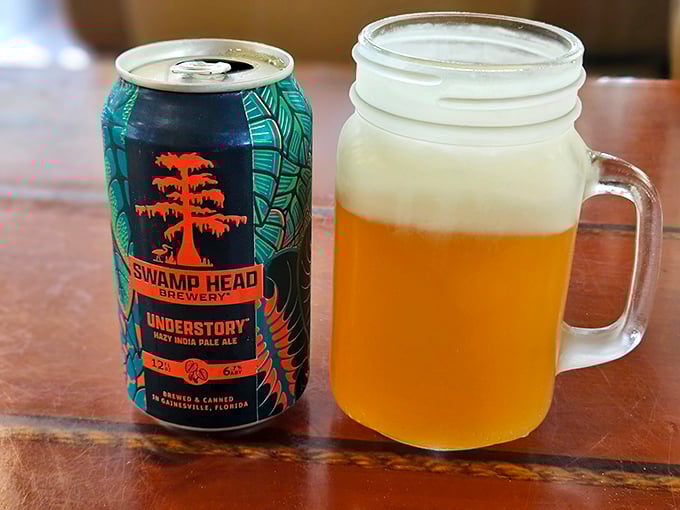 Nothing complements a river view like a local brew&mdash;this Swamp Head IPA is Florida in a glass, minus the humidity.