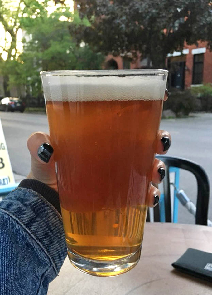 Nothing complements Greek food quite like a cold beer on a warm Chicago day. Simple pleasures are often the most profound.