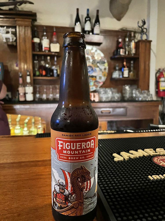 Local craft beers like Figueroa Mountain complement the robust flavors from the grill—California in a bottle, meeting California on a plate.