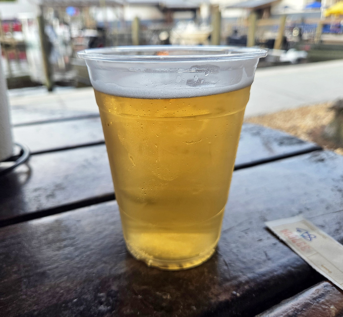 The perfect Florida accessory isn't designer sunglasses &ndash; it's a cold beer with condensation beads that match the waterfront view.