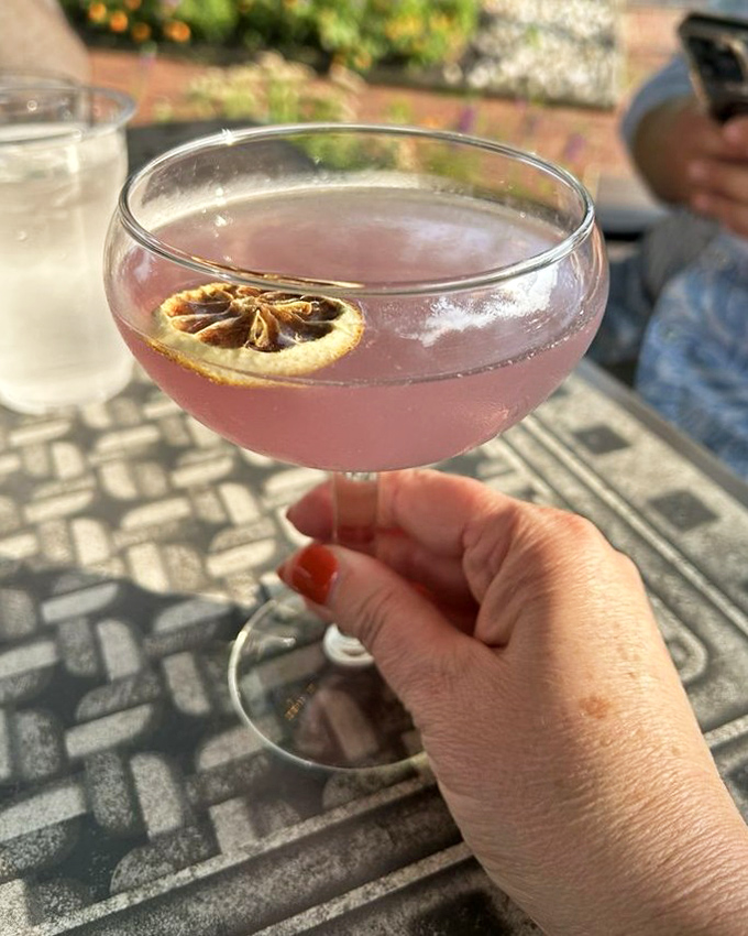 This blush-colored cocktail with its dried citrus garnish isn't just a drink&mdash;it's liquid sophistication that makes any day feel special.