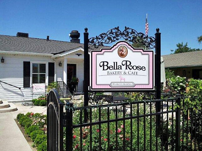 Bella Rose Bakery & Cafe promises homemade treats behind that charming white picket fence. Grandma's kitchen, but with better pastries.