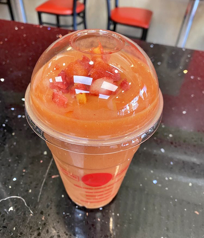 This isn't just a smoothie&mdash;it's summer captured in a cup. Vibrant, refreshing, and probably contains at least one of your daily fruit servings.