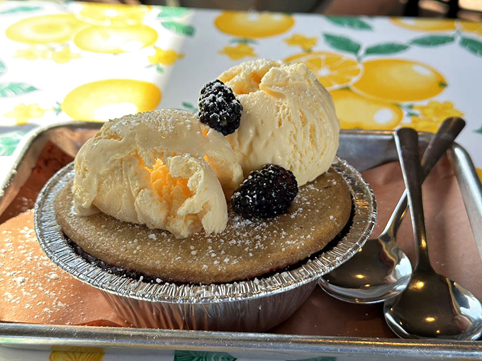 Berry cobbler that transforms simple fruit into dessert nirvana &ndash; resistance is absolutely futile.
