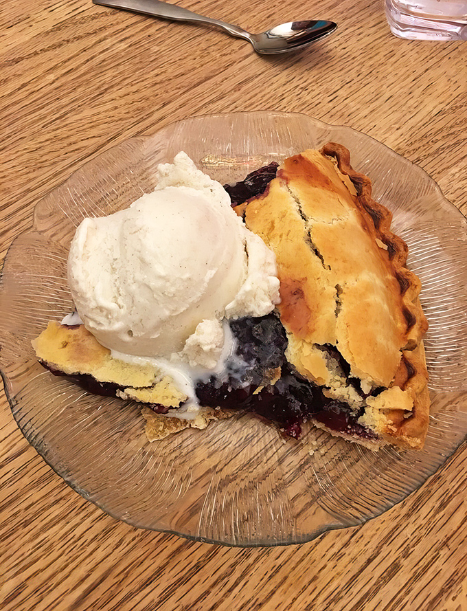 Pie that makes you understand why people used to cool these things on windowsills. That scoop of vanilla ice cream isn't optional&mdash;it's essential.