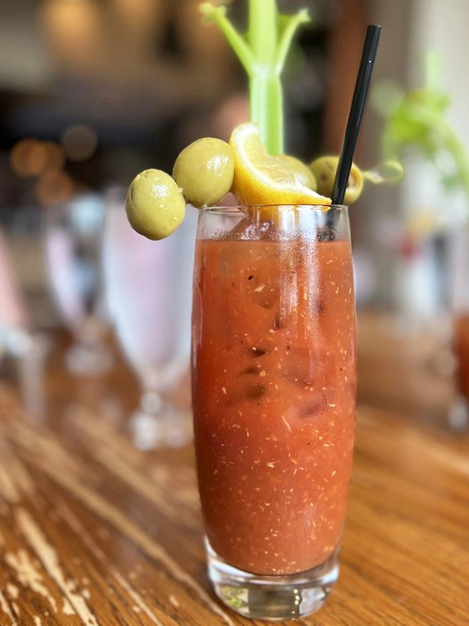 Not just a Bloody Mary&mdash;it's breakfast, entertainment, and a hangover cure wearing olives like a jaunty hat.