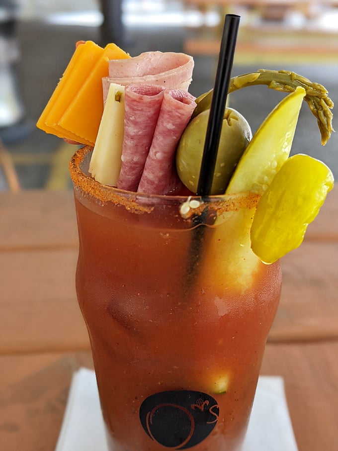 This Bloody Mary isn't just a drink&mdash;it's a meal, a conversation piece, and possibly the eighth wonder of the brunch world.