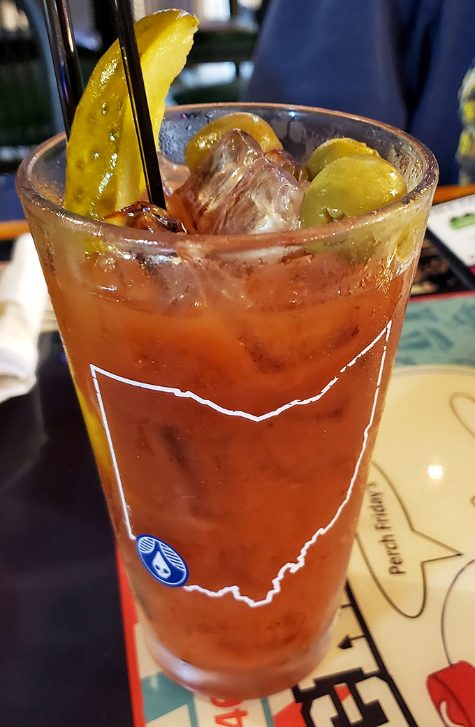 Their Bloody Mary comes with the outline of Ohio on the glass&mdash;because when something's this good, state pride is absolutely necessary.