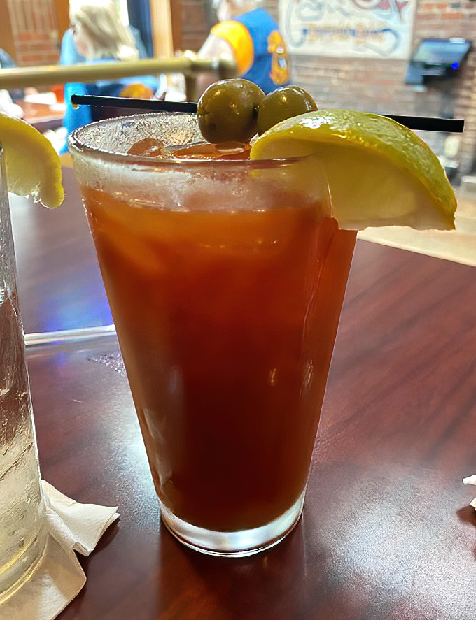 A Bloody Mary that's practically a meal unto itself&mdash;garnished with enough accessories to make a fashionista jealous.