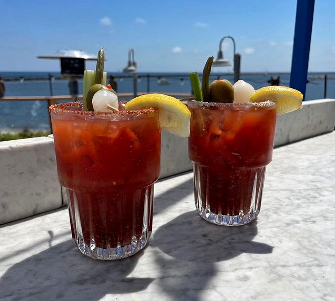 Bloody Marys with a view: where tomato juice meets vacation vibes and suddenly Monday feels very, very far away.