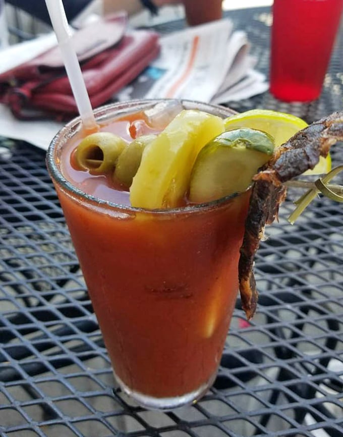 This Bloody Mary isn't just a drink, it's a meal with a mission &ndash; garnished to perfection and ready for weekend recovery duty.