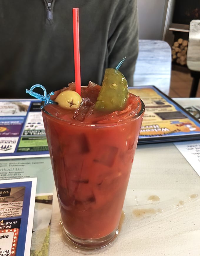 A Bloody Mary that's practically a meal unto itself, complete with pickles and other garnishes. Wisconsin knows how to start a day right.