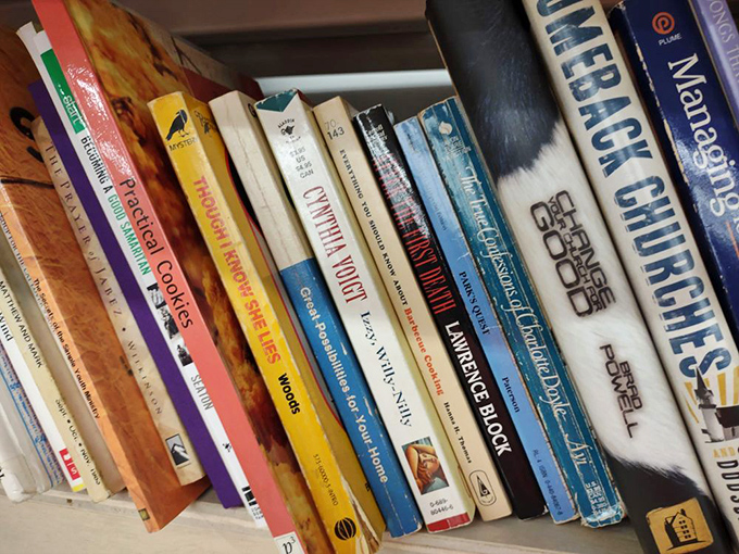 Bookworms, prepare to lose track of time. These shelves hold forgotten bestsellers and literary treasures waiting for their second chapter.