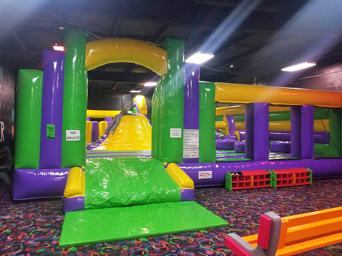 Bounce houses aren't just for birthday parties anymore - they're legitimate stress relief for all ages.