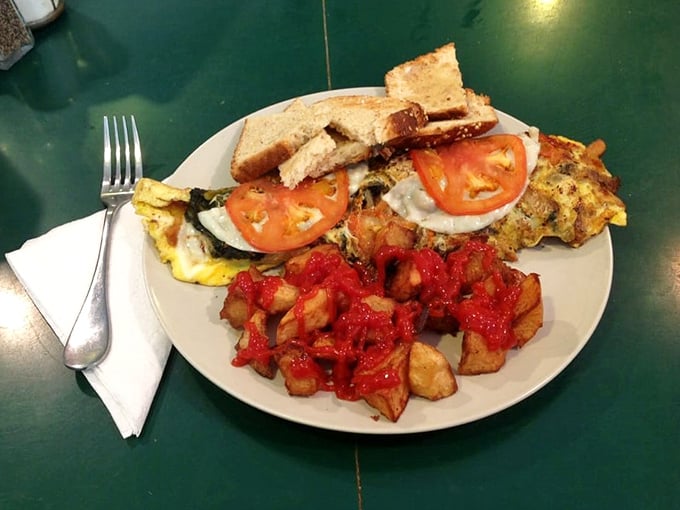 Breakfast at Vincenzo's isn't just a meal; it's fuel for the soul served with a side of nostalgia.