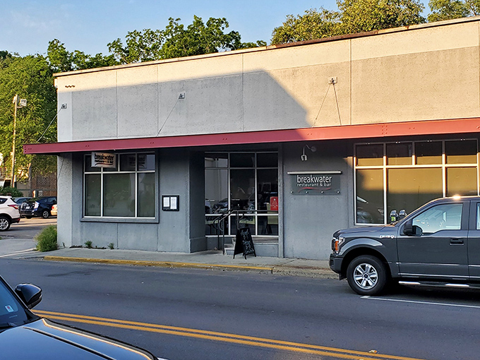 Breakwater Restaurant's unassuming exterior hides culinary treasures within. Sometimes the best flavors come in the most modest packages.