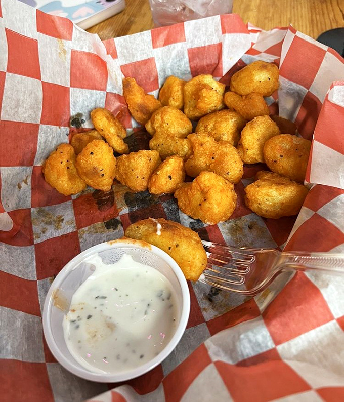 These golden cauliflower bites prove vegetables can be just as indulgent as any bar food&mdash;crispy, saucy, and utterly craveable.