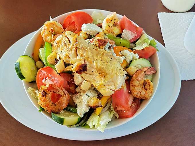 A seafood salad that doesn't apologize for being healthy&mdash;because with fish this fresh and vegetables this vibrant, who needs forgiveness?