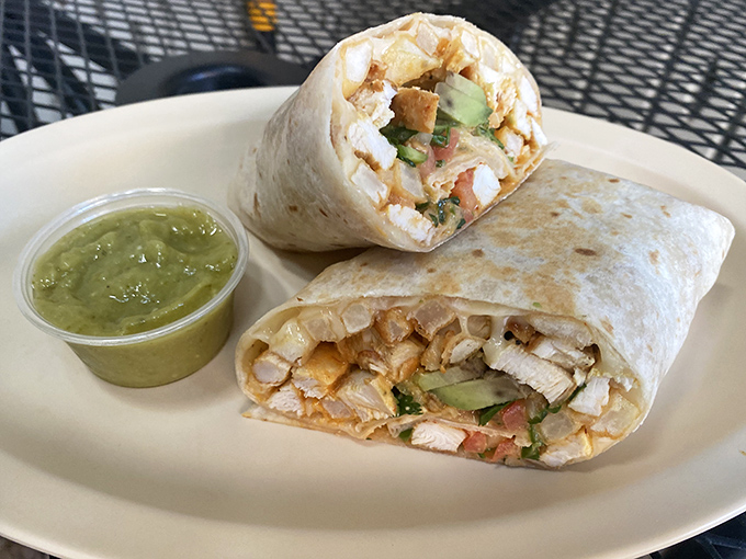 This burrito doesn't need a passport to deliver authentic flavors &ndash; fresh, vibrant, and substantial enough to fuel your entire day.